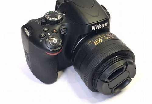 Зеркальный фотоаппарат nikon d5100 + объектив 35mm