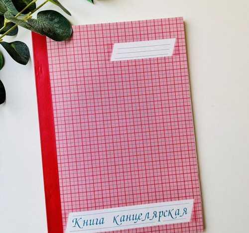 Книга учета в клетку 60 л новая
