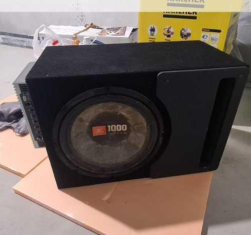 Савбуфер JBL в сборе с усилителем "Audio Nova"