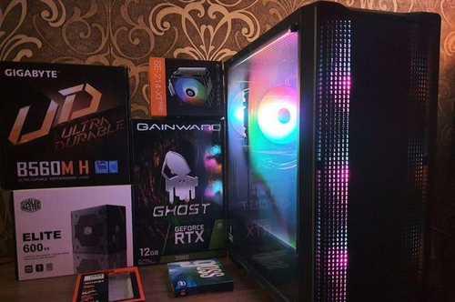 Новый Gamer PC RTX3060 12GB+Core i5/B560/SSD512