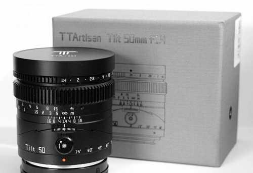TTartisan 50mm F1.4 Tilt Full Frame for Fujifilm F