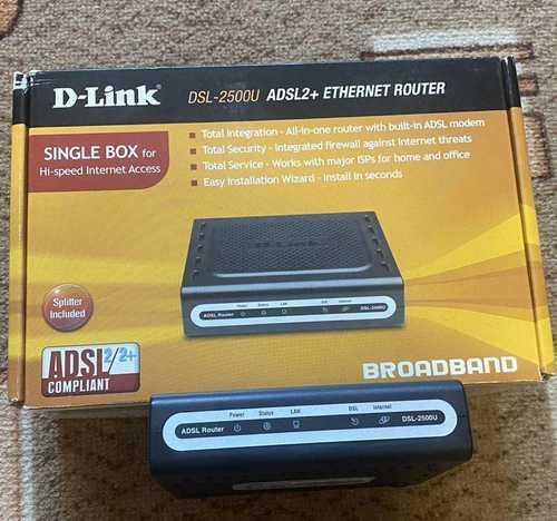 Wifi роутер D-link DSL 2500U