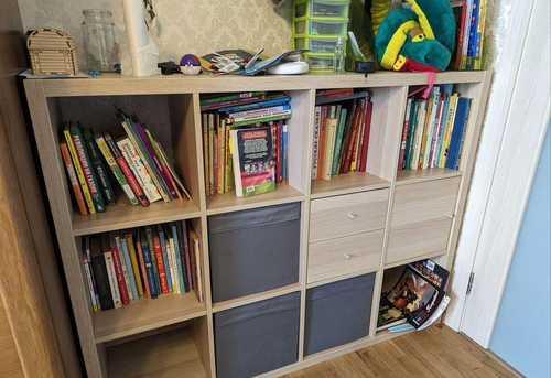 Стеллаж IKEA Каллакс оригинал. С дверцей и ящиками
