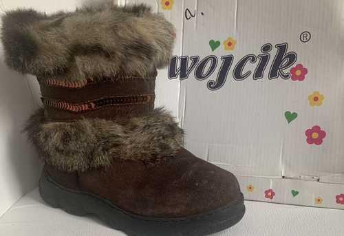 Детские зимние ботинки для девочки wojcik
