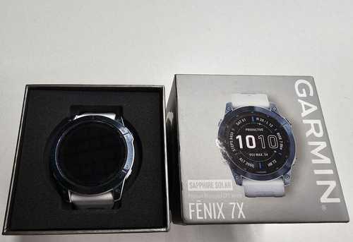 Часы Garmin fenix 7x sapphire solar