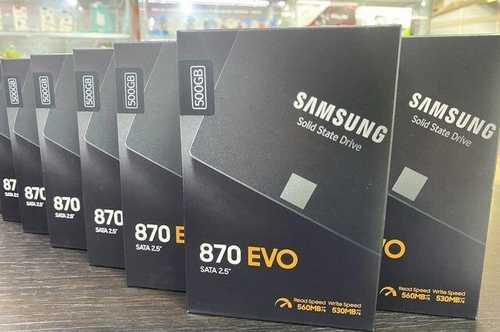 Новые SSD Samsung 500Gb 870 EVO S-ATA III