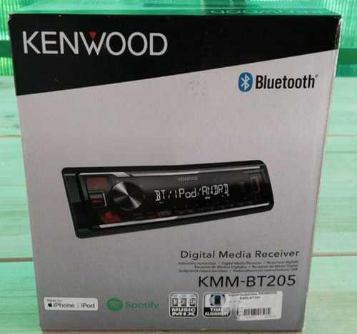 Автомагнитола kenwood kmm BT-205