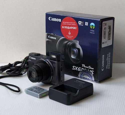 Фотоаппарат Canon PowerShot SX620 HS, черный