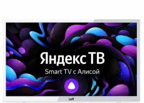 Телевизор LED leff 24H541T FullHD Smart белый