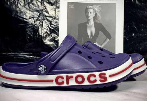 Crocs сабо мужские фиолетовые