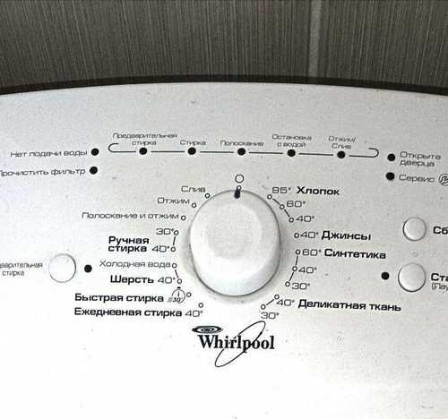 Плата управления (мозги) Whirlpool AWE 6415/1