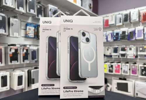 Чехол для iPhone 15 Uniq Lifepro Xtreme (MagSafe)