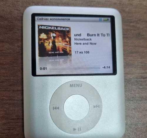 Плеер Apple iPod nano 3, 4 gb