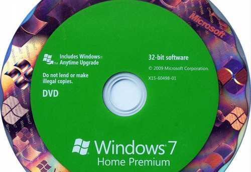 Windows 7*32 Home Premium 2017
