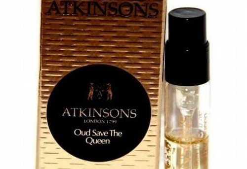 Atkinsons OUD save THE queen edp (w) 2ml пробник