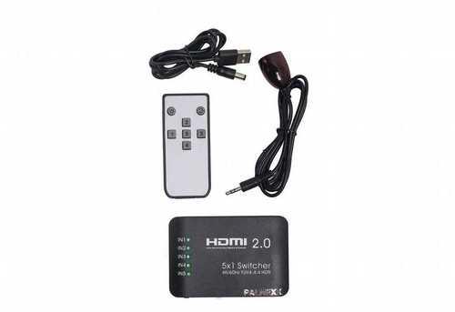 Свитч/сумматор 5hdmi*1hdmi 4K/60Hz