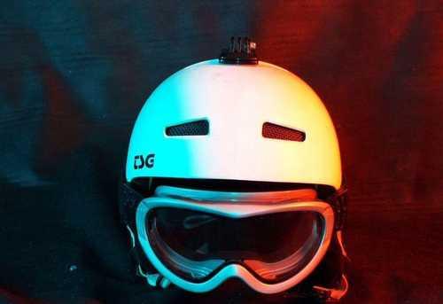 Комплект Горнолыжный шлем TSG + очки Sky Monkey