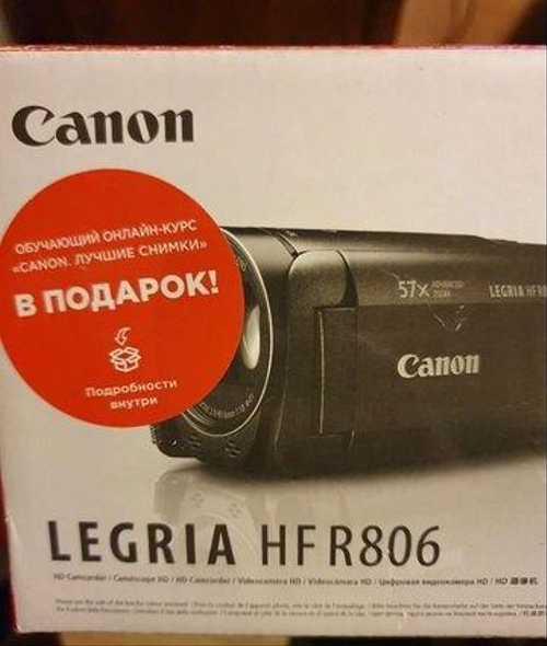 Видеокамера canon legria hf r806