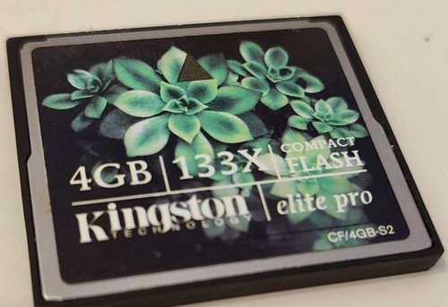 Compact flash Kingston 4gb
