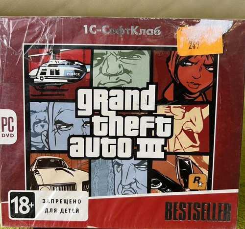 GTA 3 Grand Theft Auto 3 1c Bestseller PC jewel