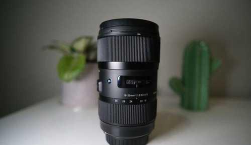 Sigma 18-35mm f/1.8 art for Canon