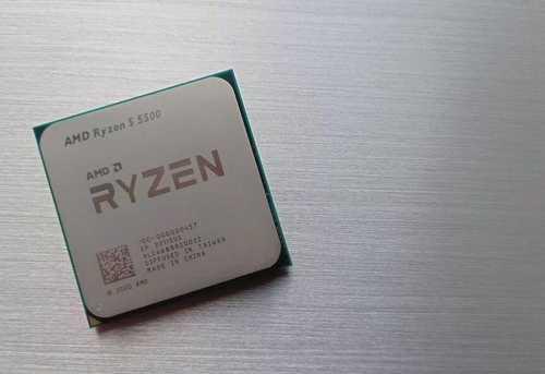 Процессор Ryzen 5 5500 6 ядер 12 потоков. Новый