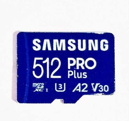 Карта памяти microSD Samsung Pro Plus, 512 гб