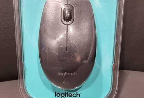 Мышь проводная Logitech M100
