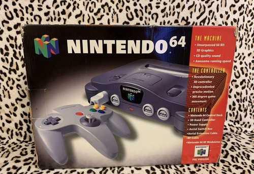Nintendo 64 PAL Европа комплект