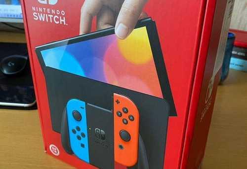 Nintendo Switch oled Blue/Red Новая