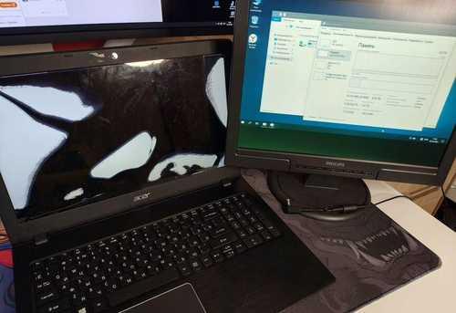 Acer N16Q2 Intel i3, SSD разбитый экран