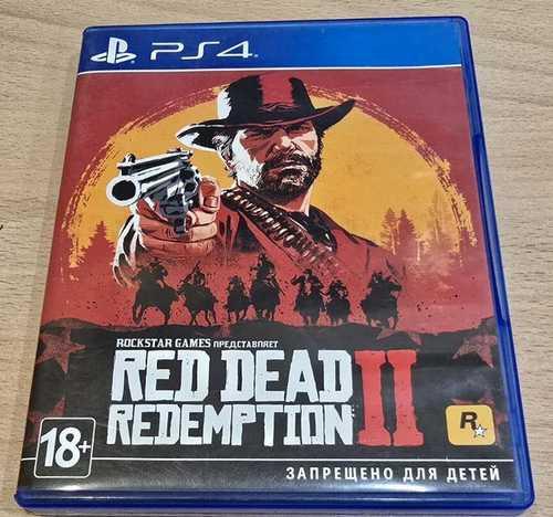 Диск для ps4 red dead redemption 2