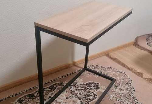 Приставной придиванный столик в стиле лофт