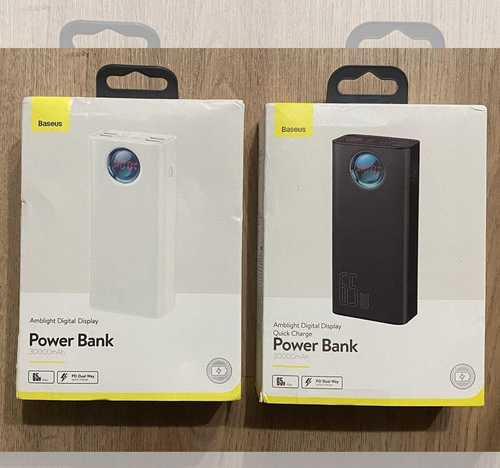 Powerbank повербанк 30000mAh 65w Baseus Новый