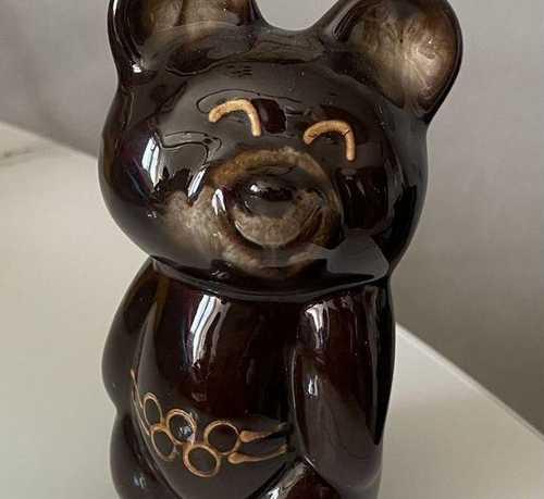 Фарфоровая статуэтка "Мишка олимпийский"
