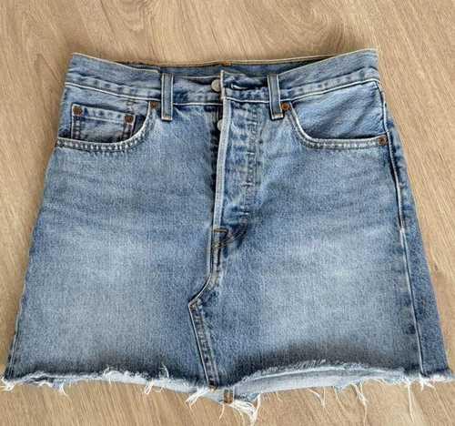 Джинсовая юбка levis