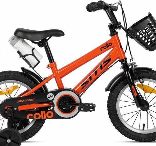 Велосипед sitis rollo 14" (2023) Orange Mos21