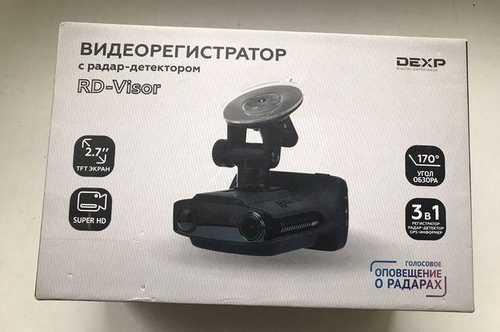 Видеорегистратор радар-детектор Dexp GPS витринЭкз