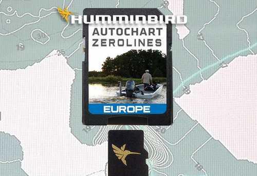 Карта нулевых линий AutoChart ZeroLines Humminbird