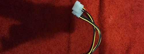 Переходник 2x molex 8 pin для видеокарты новый