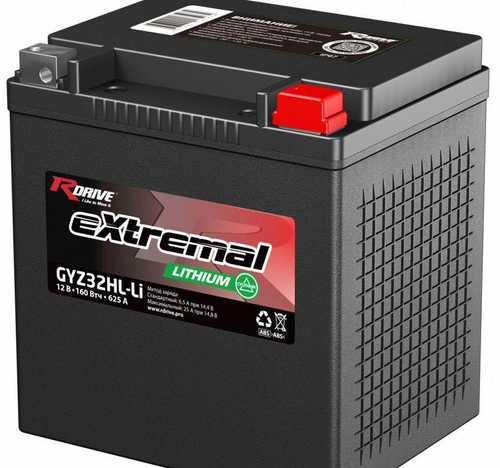 Аккумулятор RDrive eXtremal lithium 12.5Ач обратна