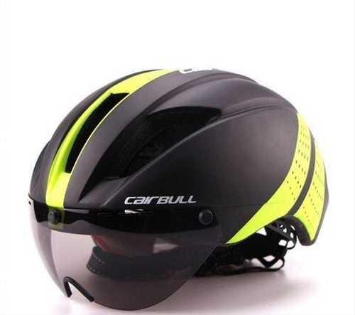 Шлем велосипедный с визором Cairbull