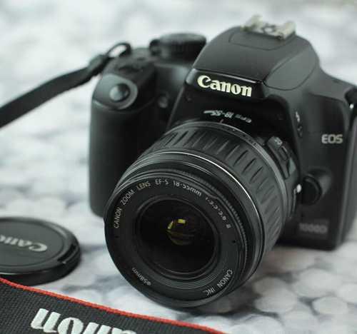 Фотоаппарат Canon 1000D kit комплект