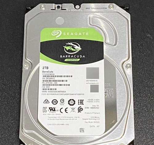 Жесткий диск 2tb seagate 3 шт. для Никиты