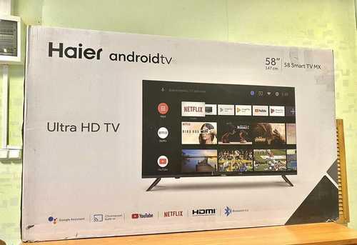 Телевизор haier 58 4K Android TV WiFi