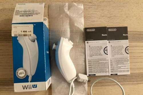 Игровой контроллер Wii Nunchuck (белый)