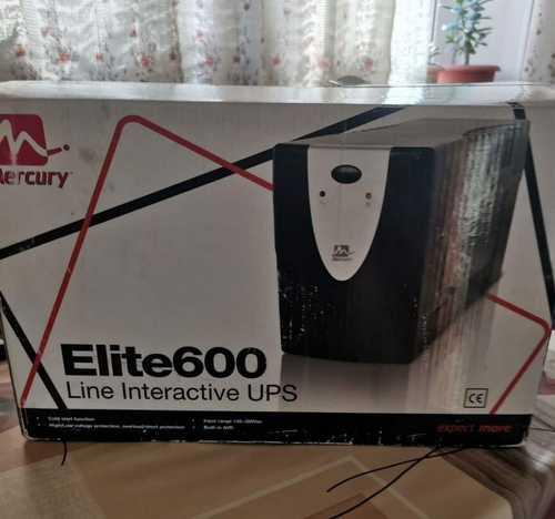 Ибп бесперебойник UPS Mercury Elite 600