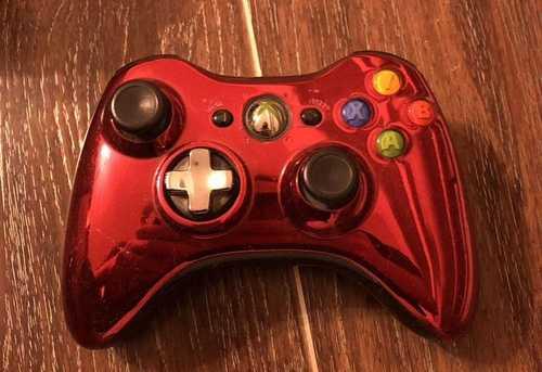 Xbox 360 Геймпад красный беспроводной