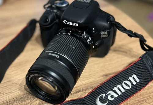 Canon EOS 600d+объектив 55-250mm доставки нет