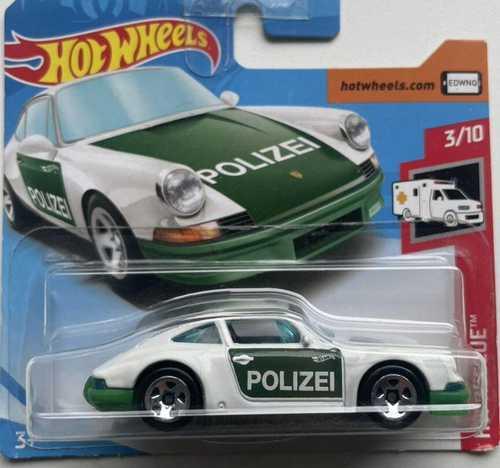 Hot Wheels '91 Porsche 911 Polizei